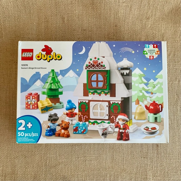 Lego | Toys | Lego Duplo Santas Gingerbread House W 3 Figures 5 Pieces ...